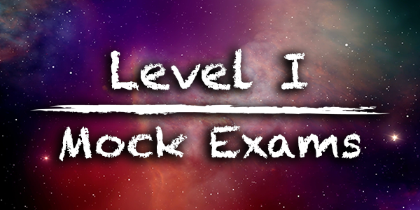2020 L1 Mock Exam – Mark Meldrum, Ph.D